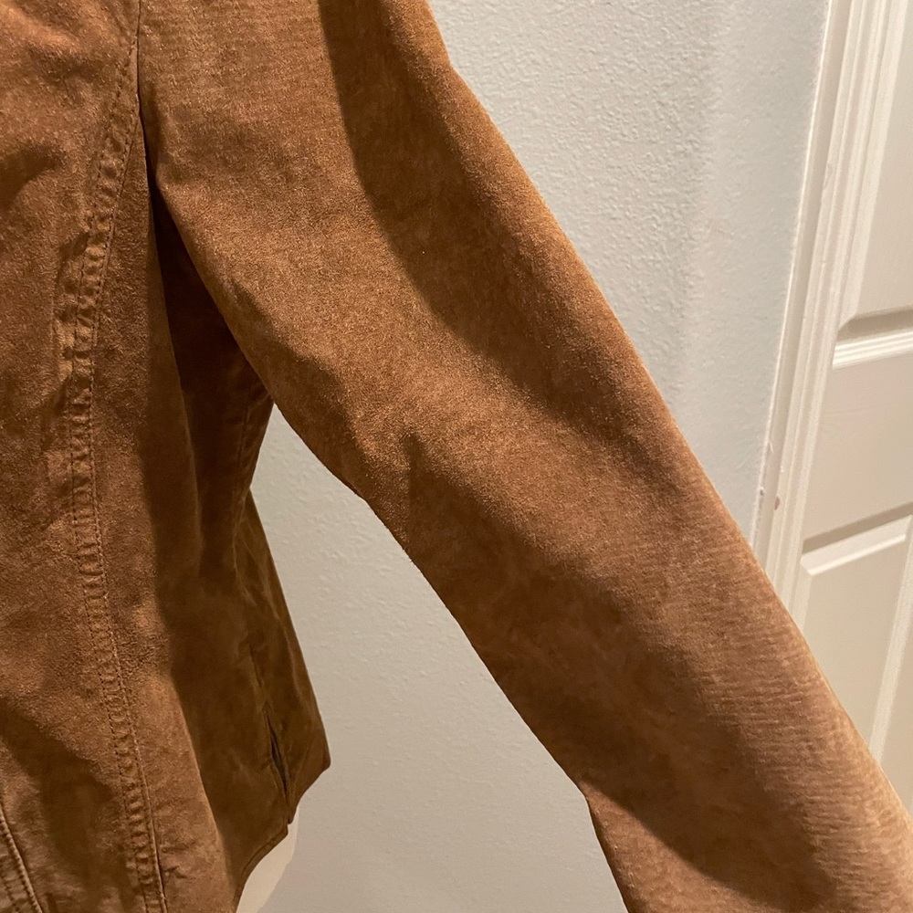 100% Leather, Gorgeous Light Brown Jacket. - Gem